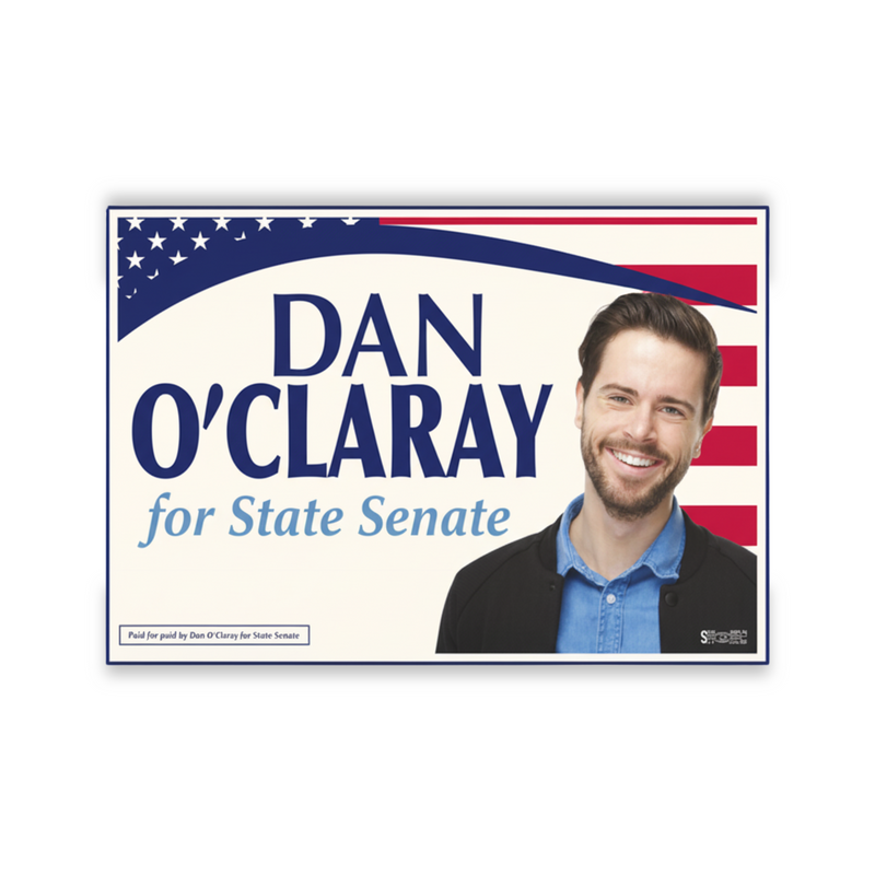 Corrugated Plastic Sign | 16" x 24" | 2 Sided | Full Color | Bleed ...